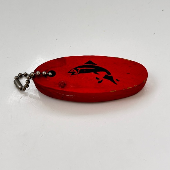 Accessories | Vintage Wooden Key Fob Chain Float With Fish Design On It ...